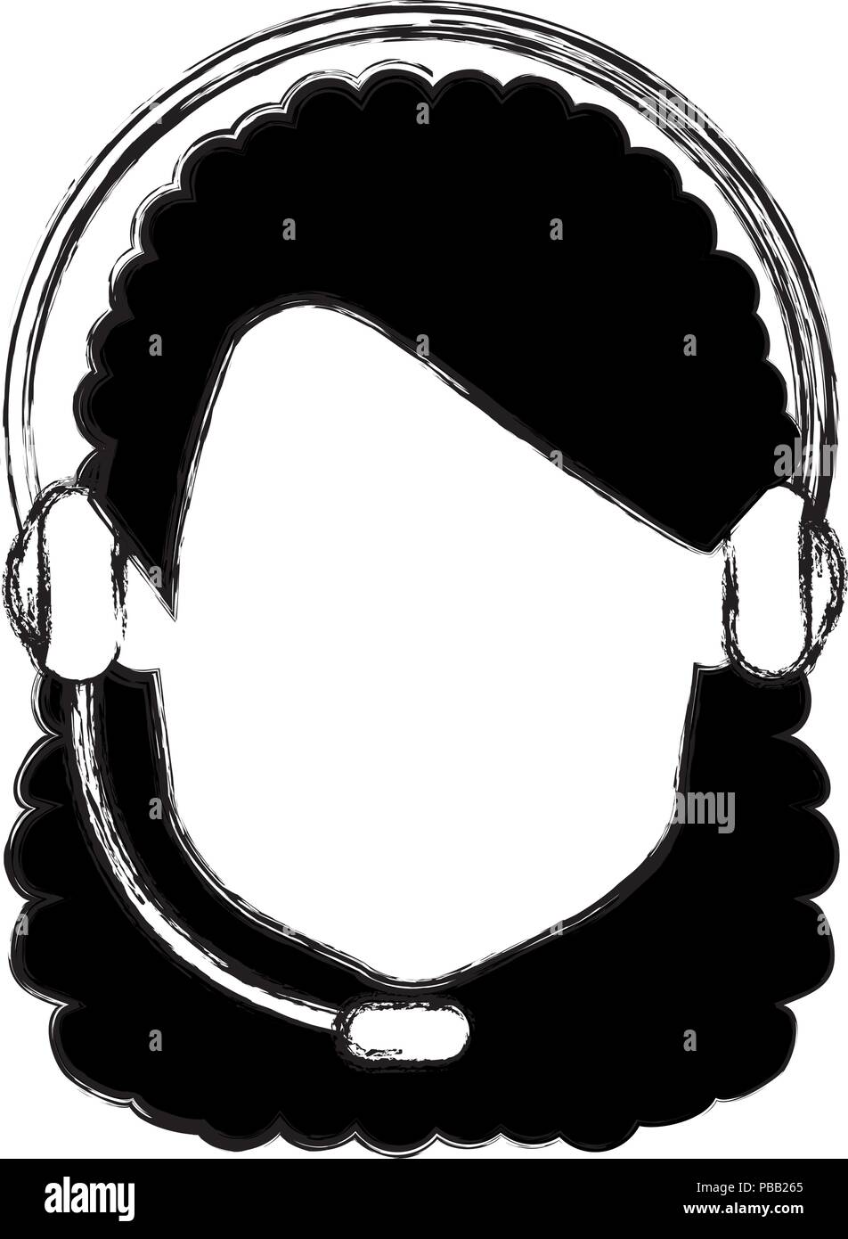 Headset corporate call center Black and White Stock Photos & Images - Alamy