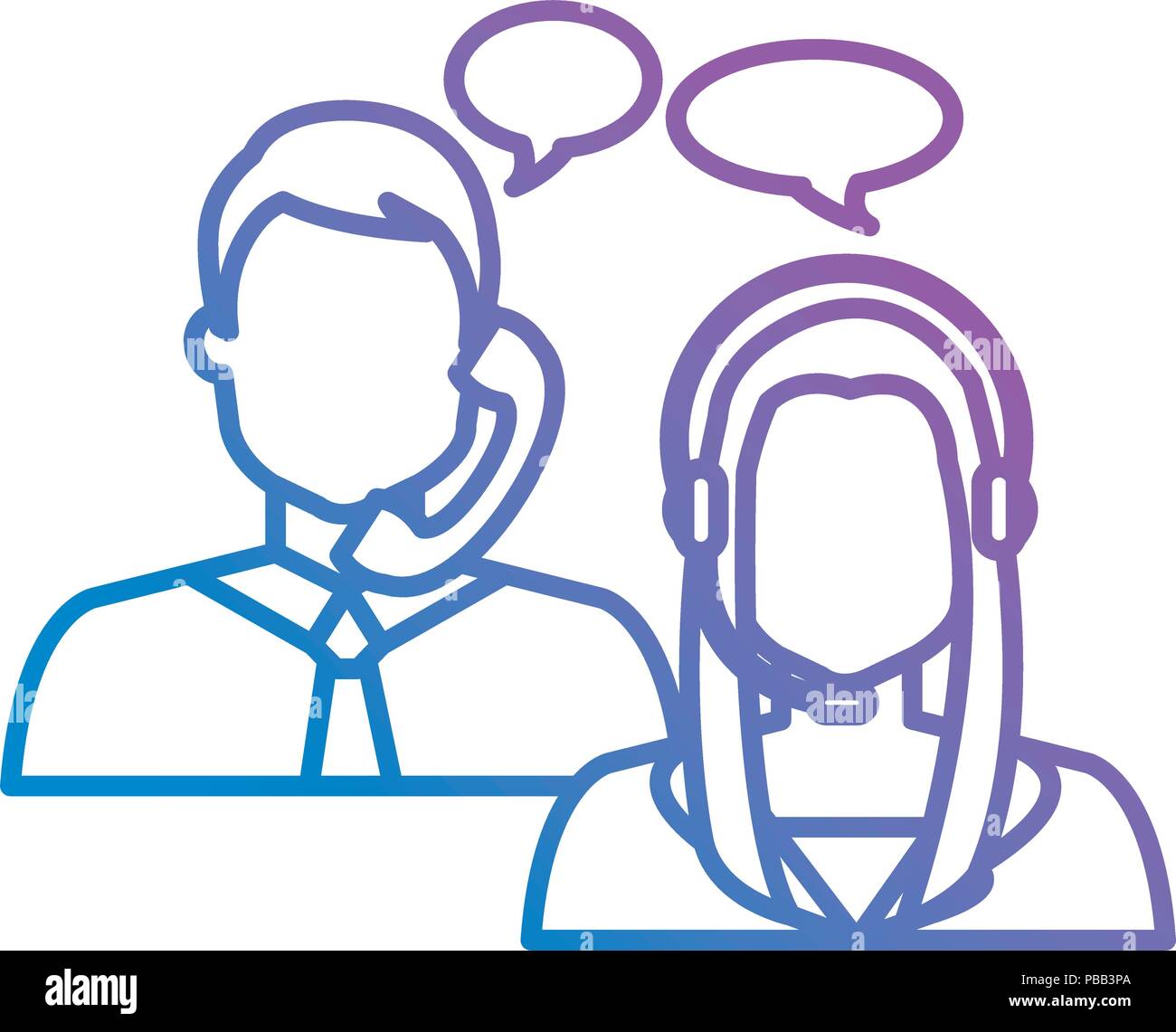 call center agents avatars characters Stock Vector Image & Art - Alamy