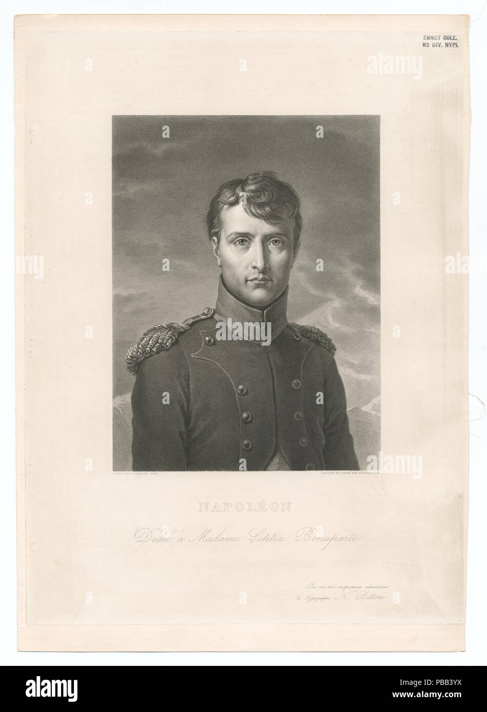 Napoleon bonaparte portrait emperor Cut Out Stock Images & Pictures - Alamy