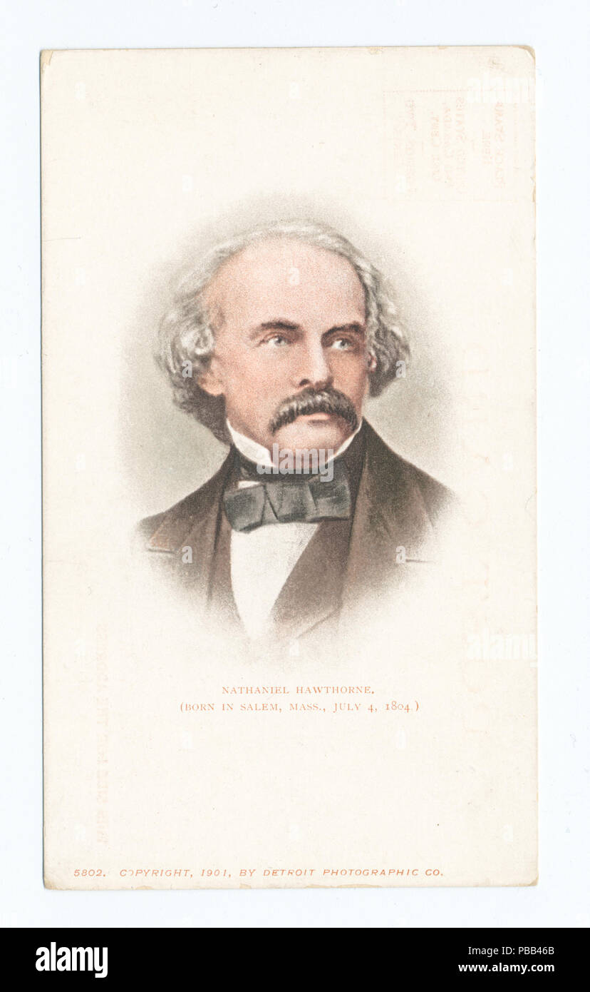 Nathaniel hawthorne portrait hi-res stock photography and images - Alamy