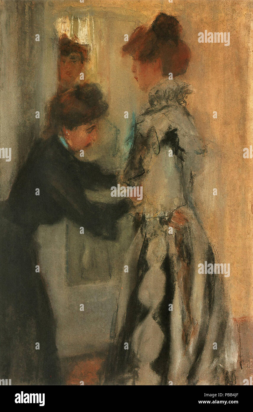 Israels Isaac - Bij De Essayeuse in Modehuis Hirsch Stock Photo - Alamy