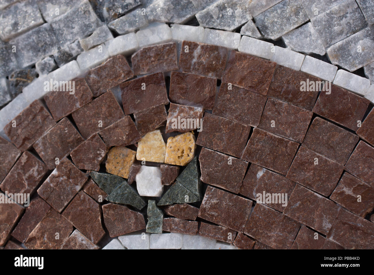 Different mosaic textures made with colorful mosaic Stock Photo - Alamy