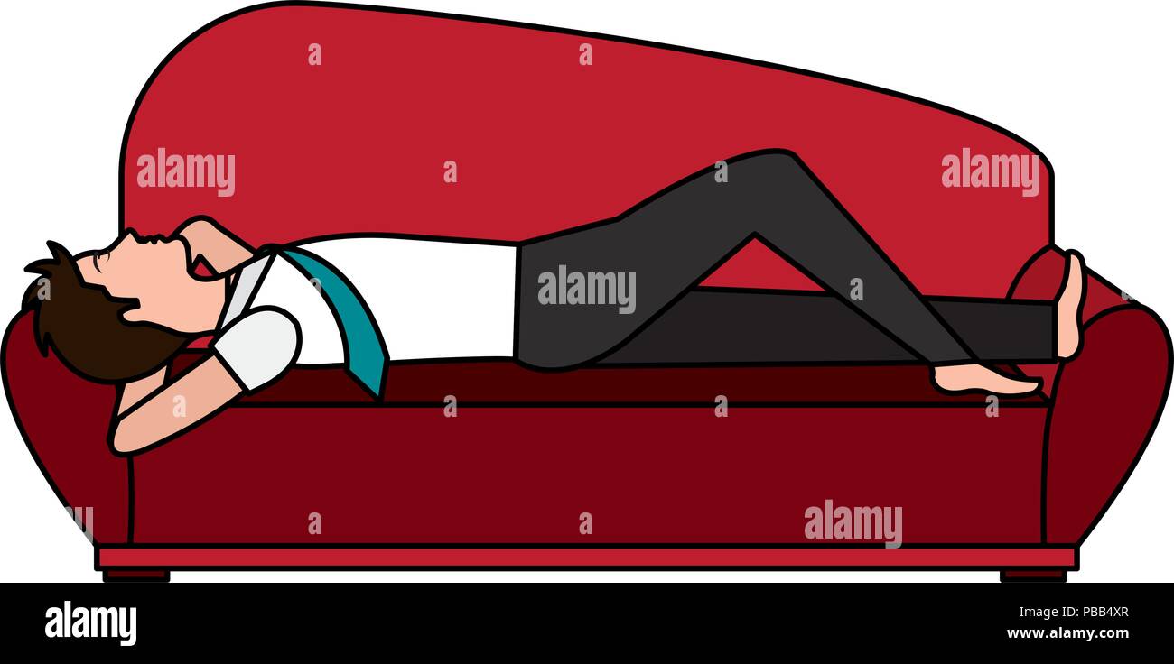 Relaxing manager Stock Vector Images - Alamy