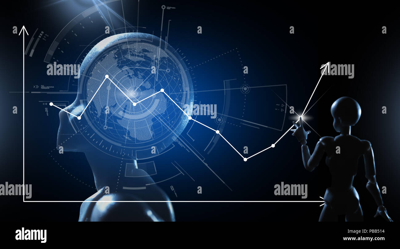 AI, Artificial intelligence conceptual of next generation technology ...