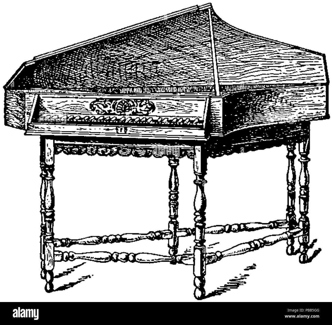 Clavicytherium or upright spinet hi-res stock photography and images ...