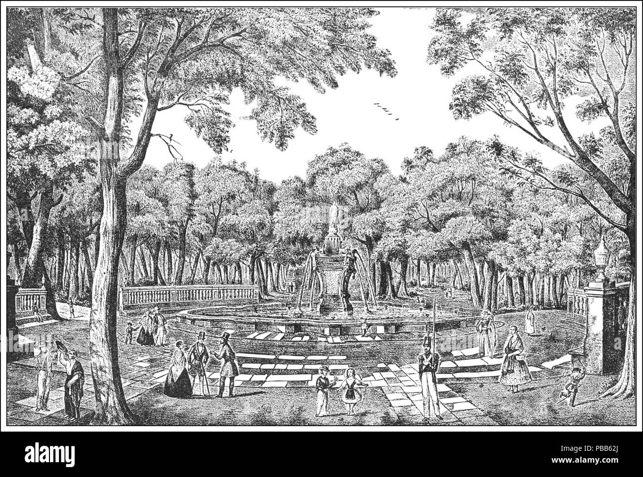 City park architecture Black and White Stock Photos & Images - Alamy