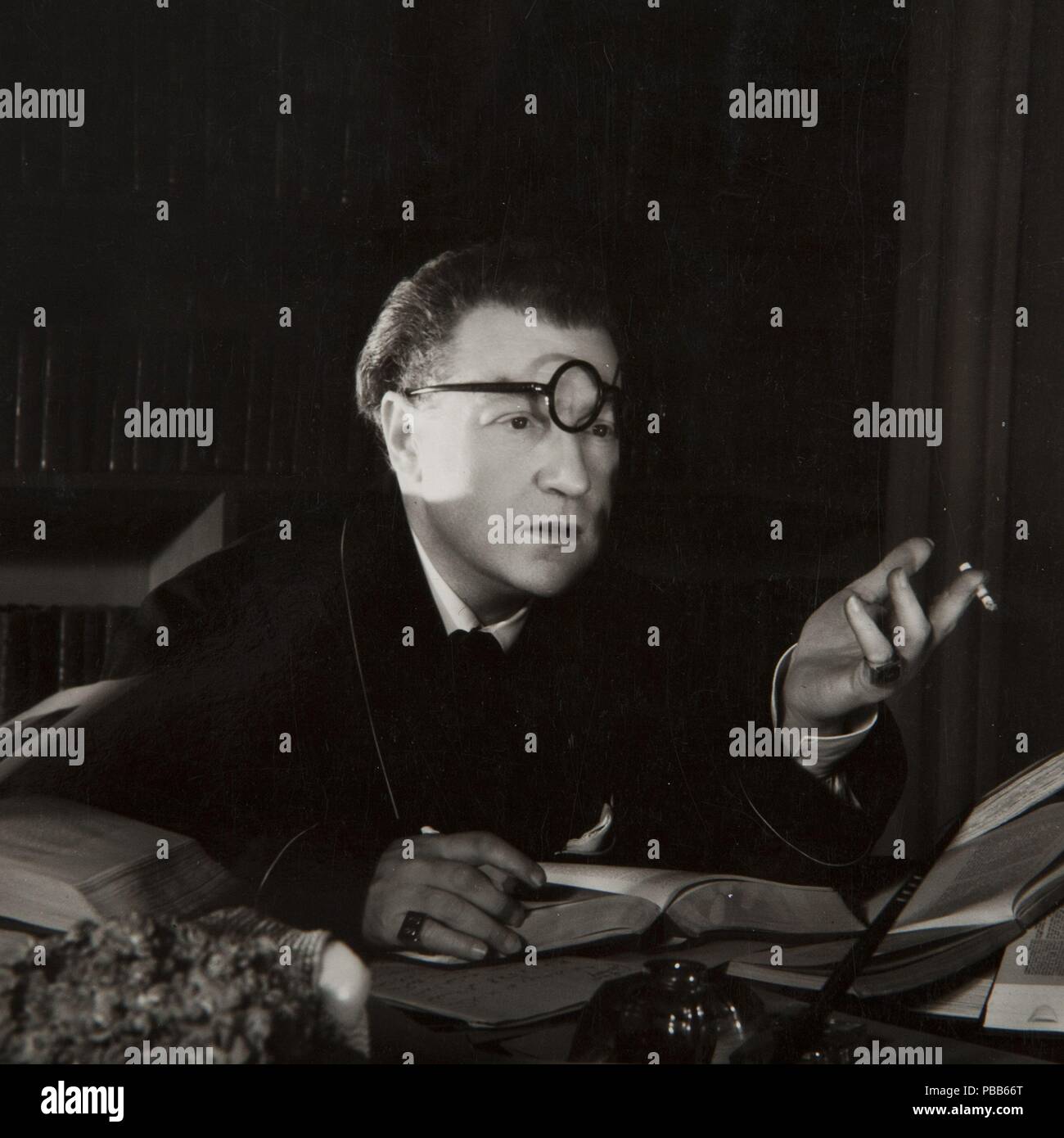 Portrait of Sacha Guitry (1885-1957). Museum: PRIVATE COLLECTION Stock ...