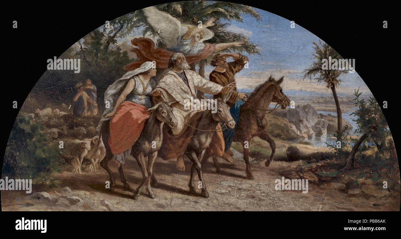 Ittenbach Franz - Abraham's Entry into the Promised Land Stock Photo ...