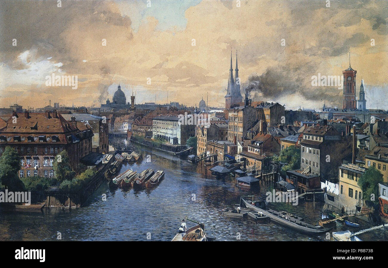 Jacob II Julius - Overlooking the Spree in Old Berlin Stock Photo - Alamy