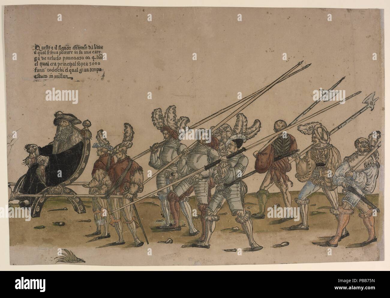 Ceremonial Procession in Bologna on 5 November 1529, on the Occasion of ...