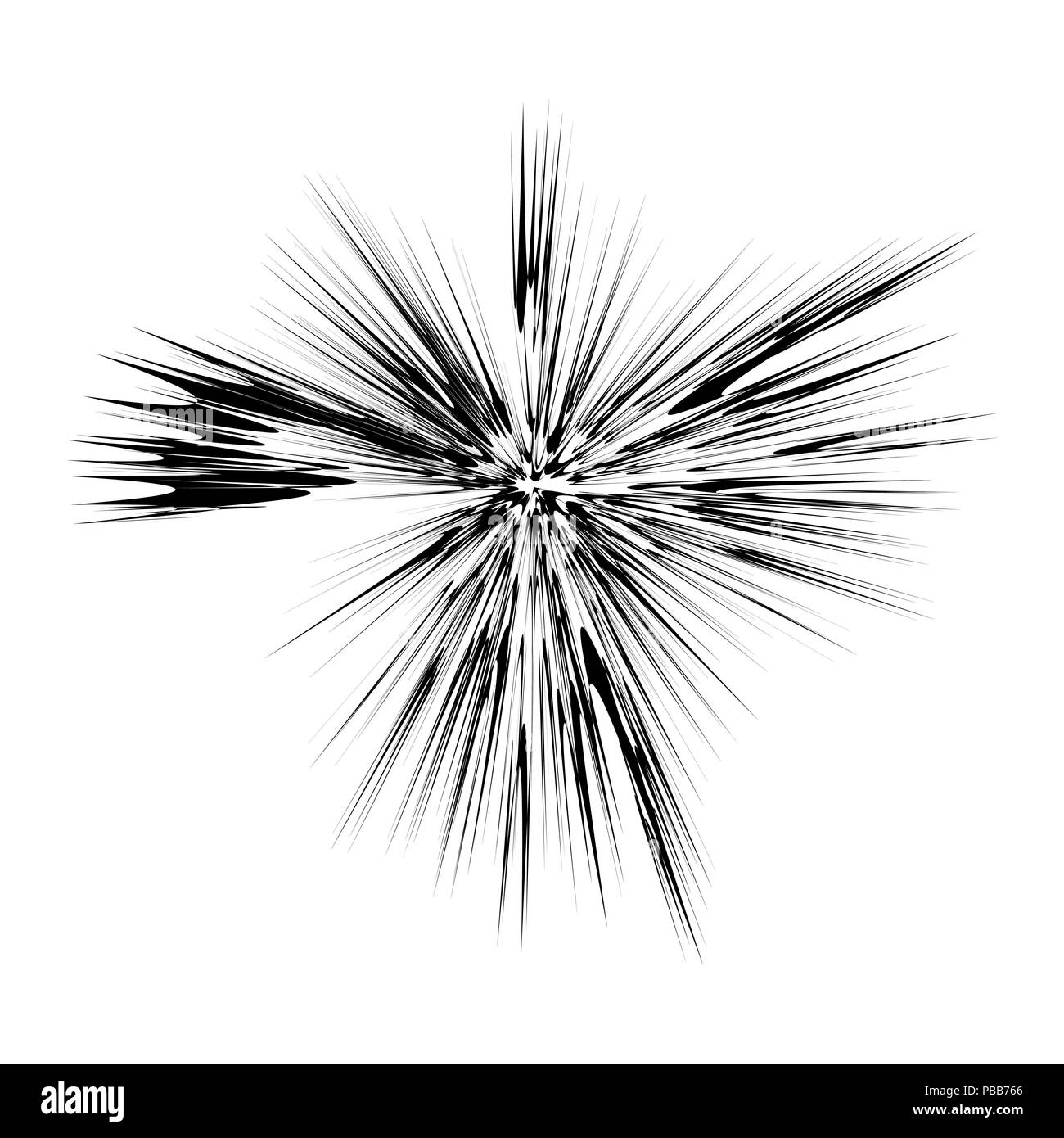 Explode Flash, Cartoon Explosion, Star Burst Stock Vector Image & Art ...