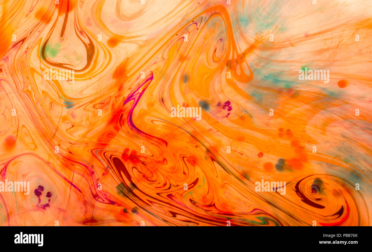 Traditional Ottoman Turkish marbling art patterns as abstract ...