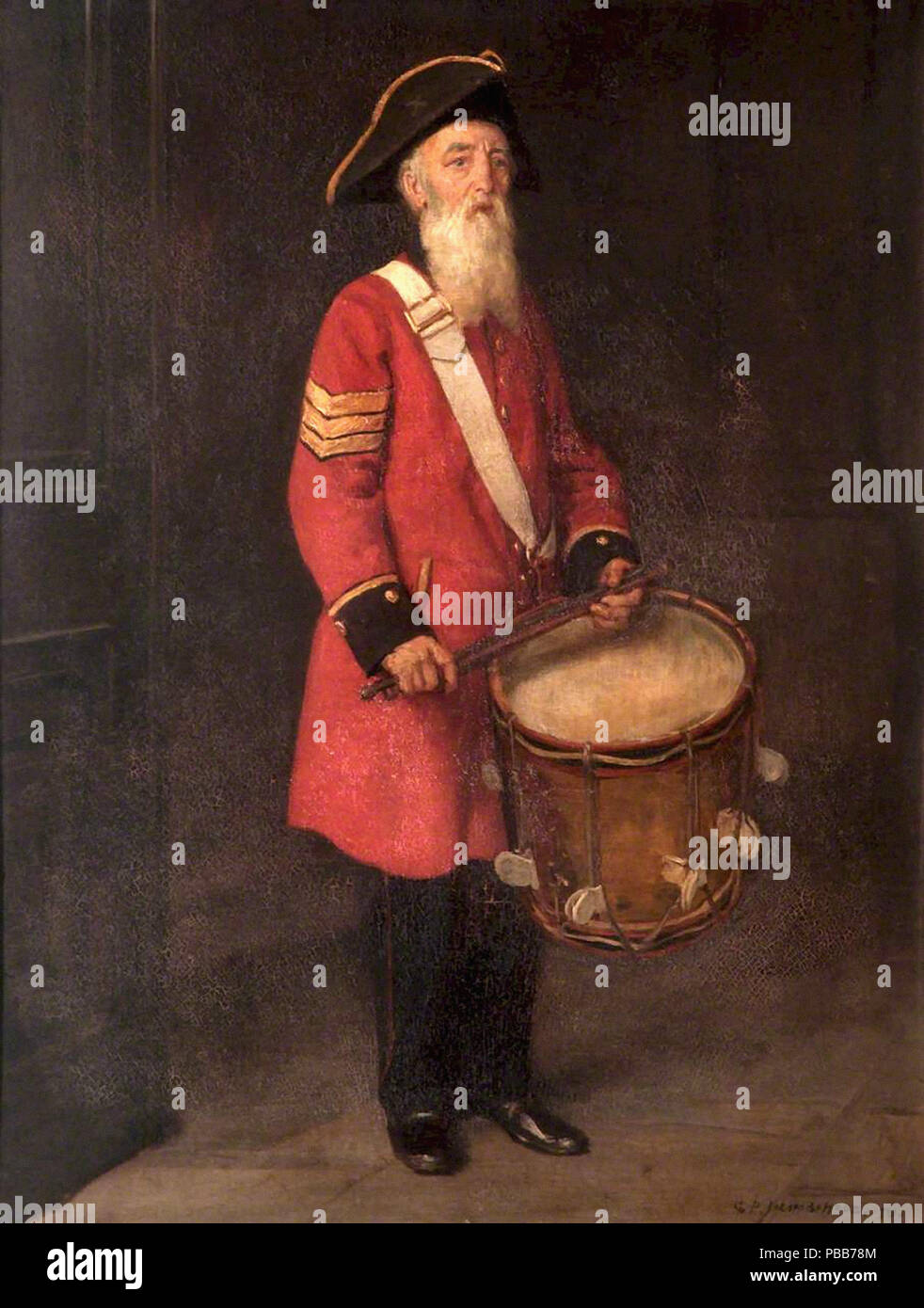 Jacomb-Hood George Percy - Sergeant Drummer Henry Gribble Stock Photo ...