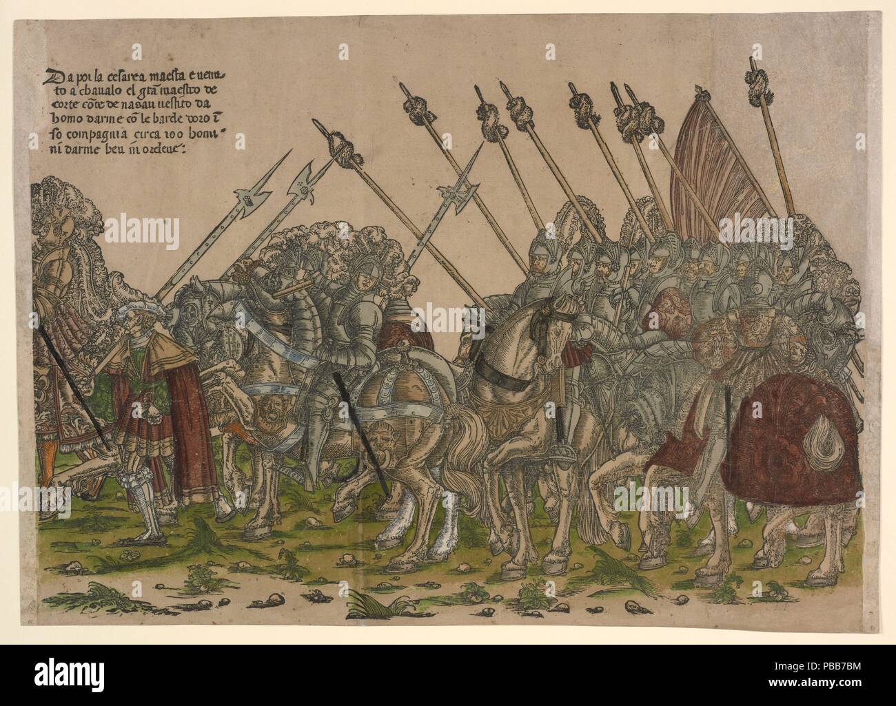 Ceremonial Procession in Bologna on 5 November 1529, on the Occasion of ...