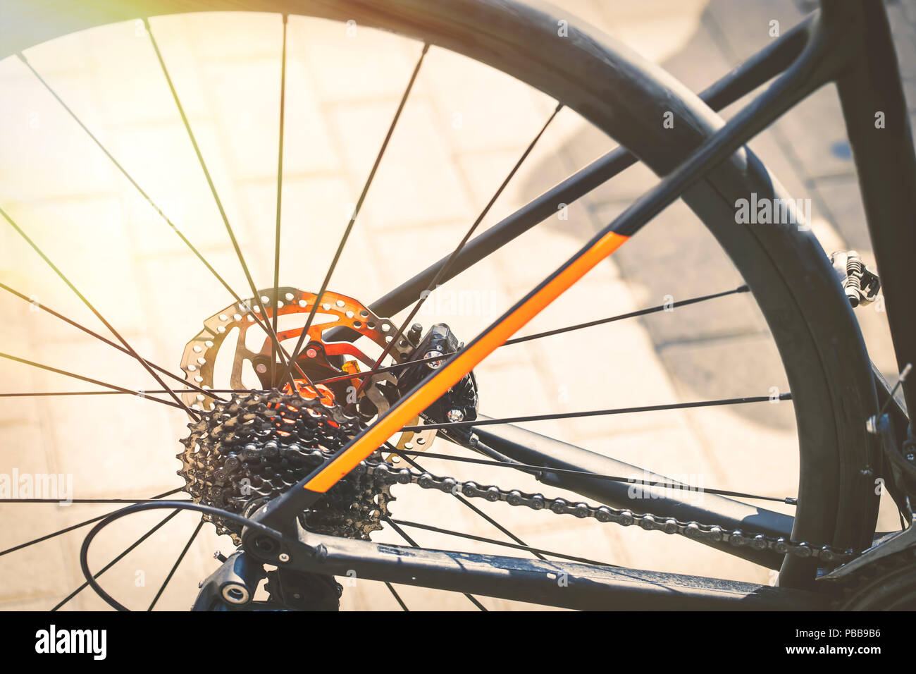Rear wheel rack hi-res stock photography and images - Alamy