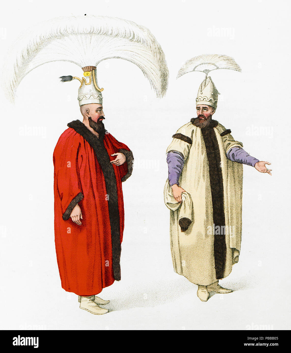 1127 Officers of the Grand Signor - Dalvimart Octavien - 1804 Stock ...