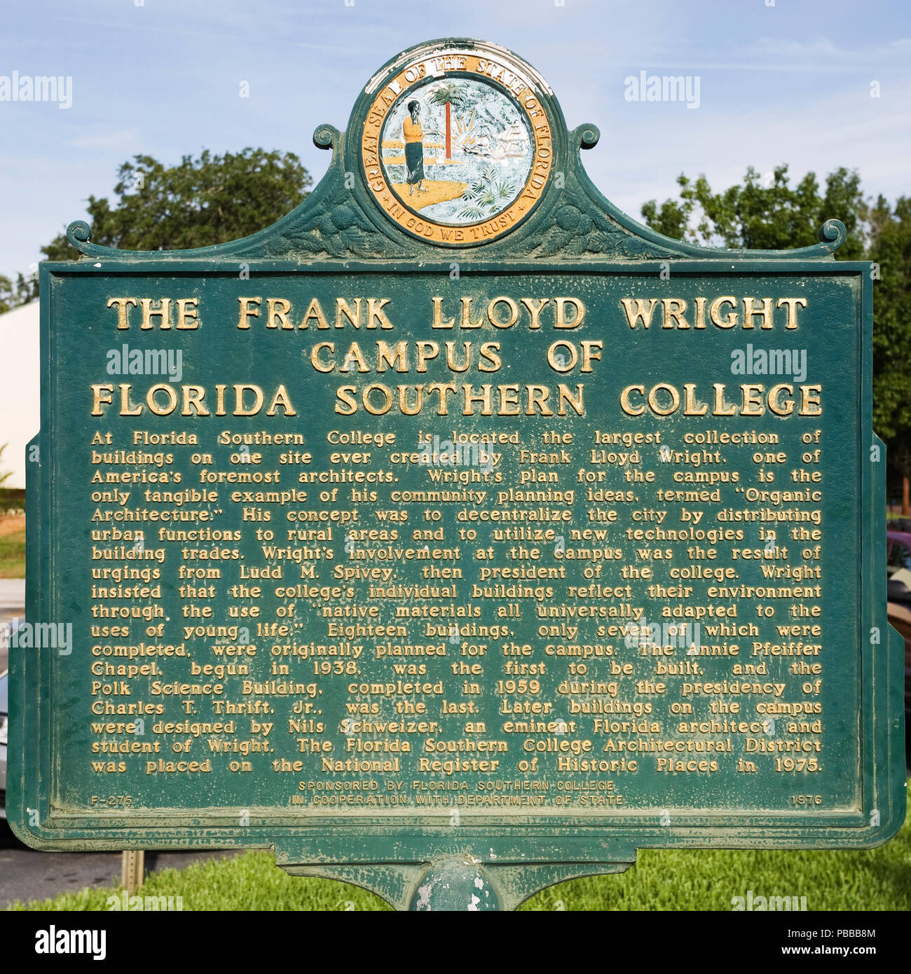 Florida southern college frank lloyd wright lakeland florida hi-res ...
