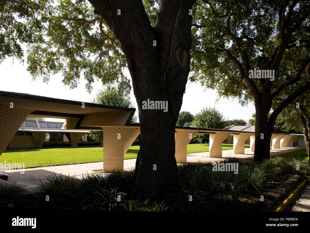 The Frank Lloyd Wright Campus of Florida Southern College Stock Photo ...