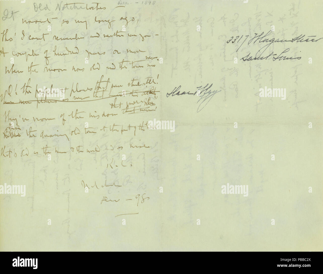 Kate chopin poem hi-res stock photography and images - Alamy