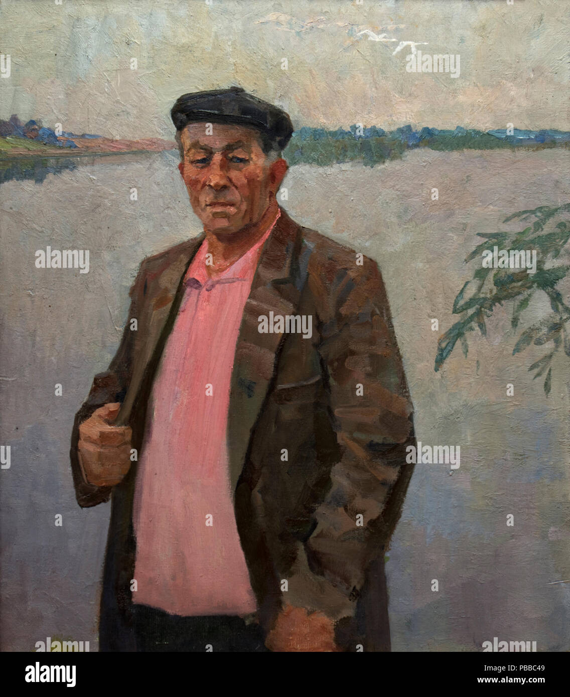 oil painting, portrait, handmade Stock Photo - Alamy