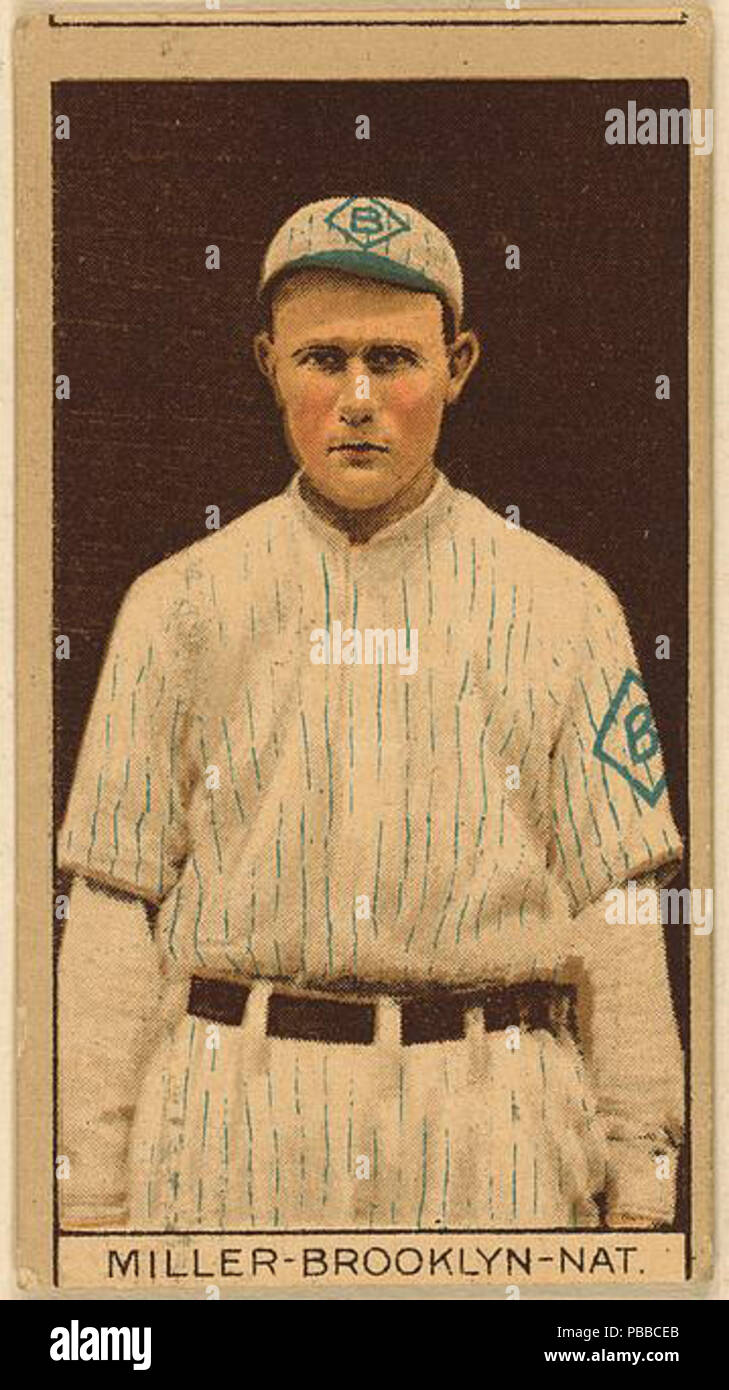 1144 Otto Miller (1912 baseball card Stock Photo - Alamy
