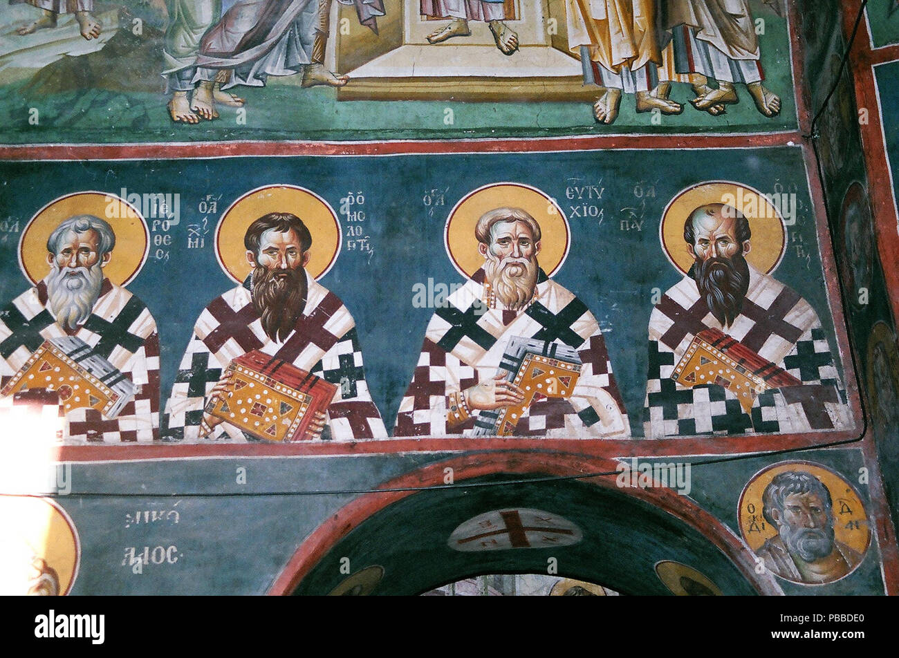 1158 Paintings in the Church of the Theotokos Peribleptos of Ohrid 0375 ...