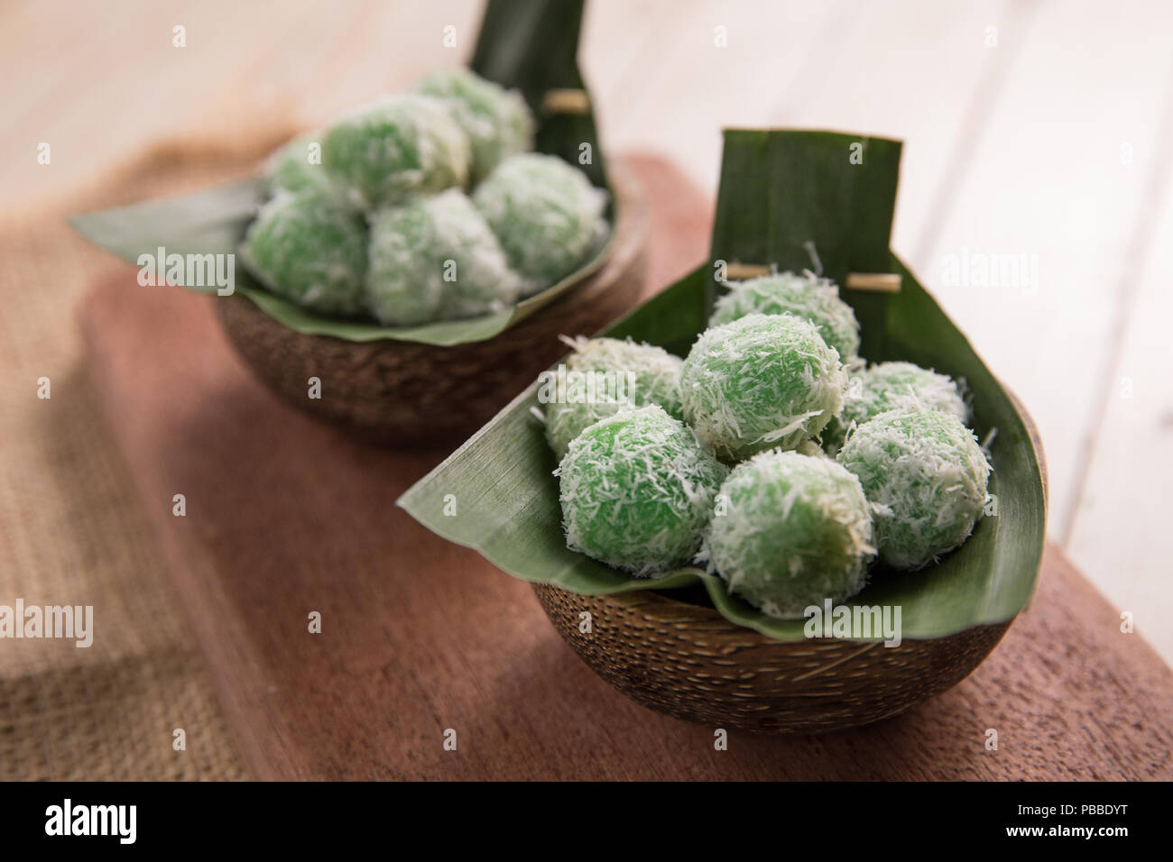 delicious klepon traditional indonesian culinary Stock Photo - Alamy