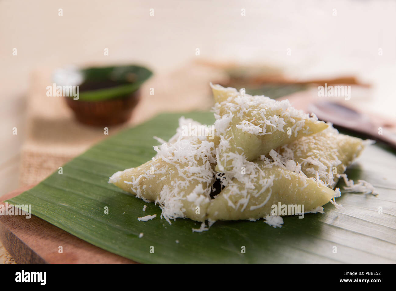 indonesian traditional culinary lupis Stock Photo - Alamy