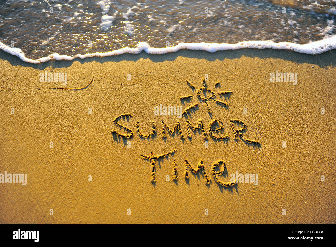 Summer time sign hi-res stock photography and images - Alamy