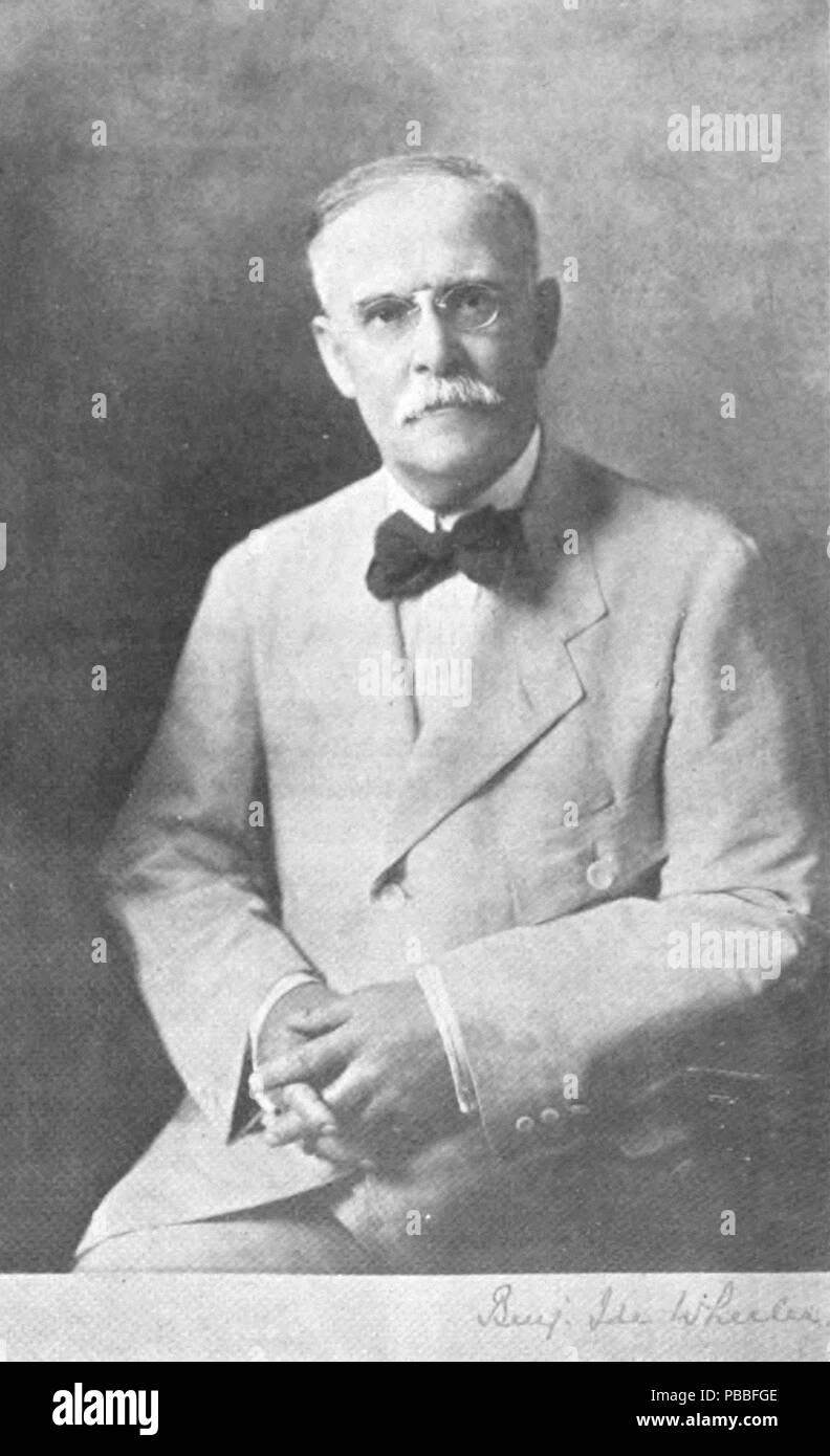 1188 Photo of Benjamin Ide Wheeler Stock Photo - Alamy