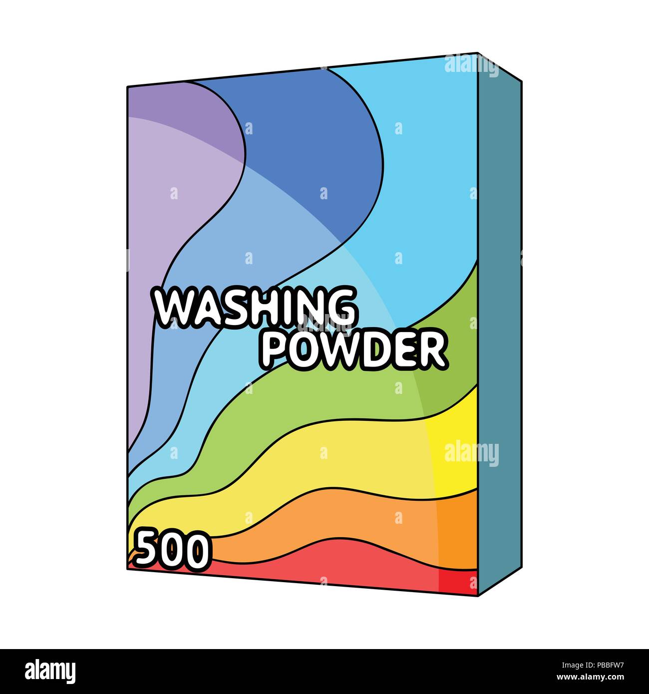 Washing powder. Dry cleaning single icon in cartoon style vector symbol ...
