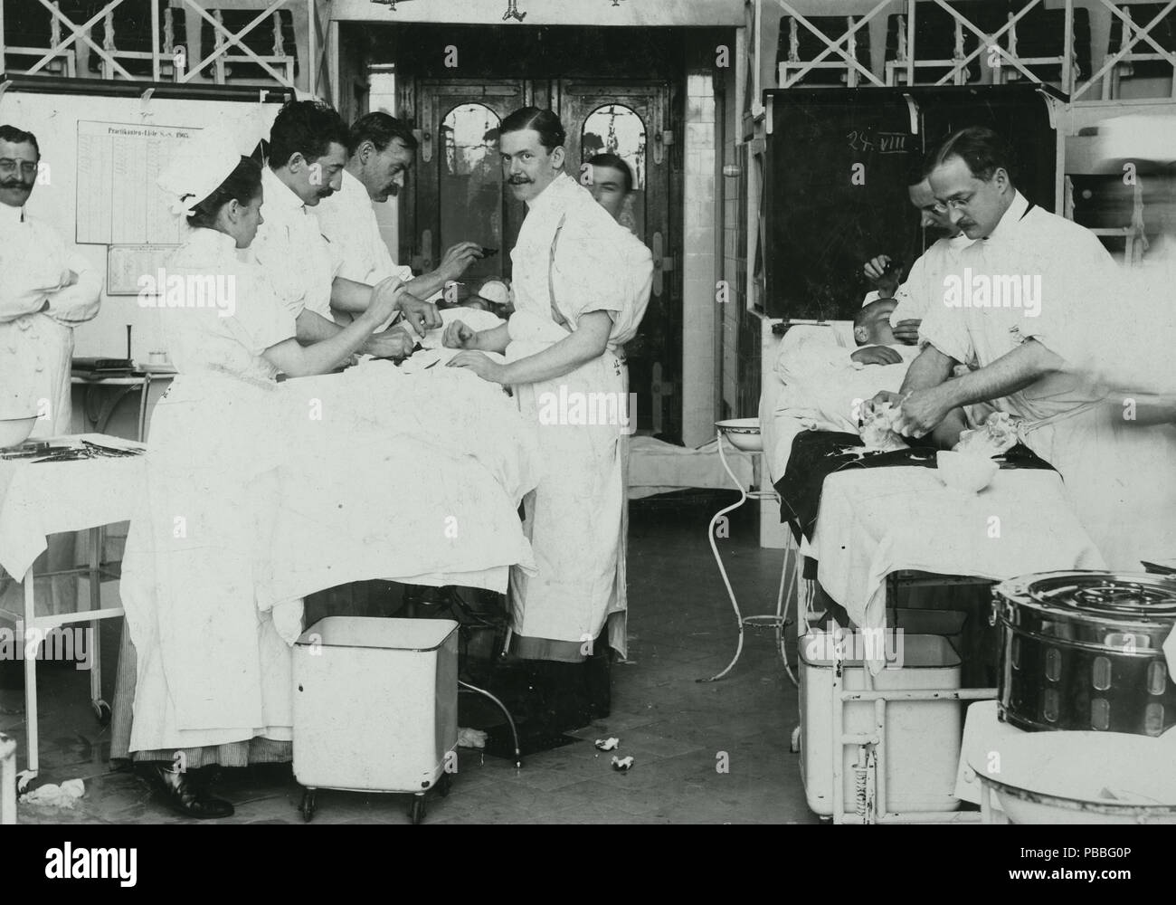 Early 1900s doctor examination hi-res stock photography and images - Alamy