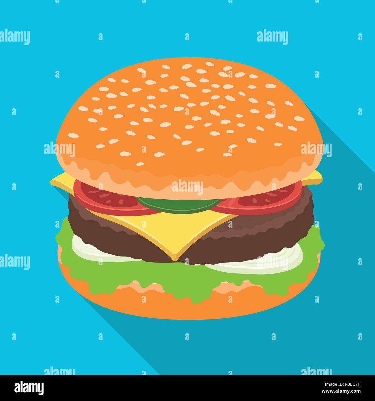 art,beef,bread,bun,burger,cheese,design,drawing,drawn,fast,flat,food ...