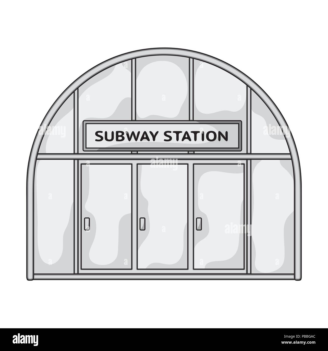 Metropolitan, single icon in monochrome style.Metropolitan vector ...