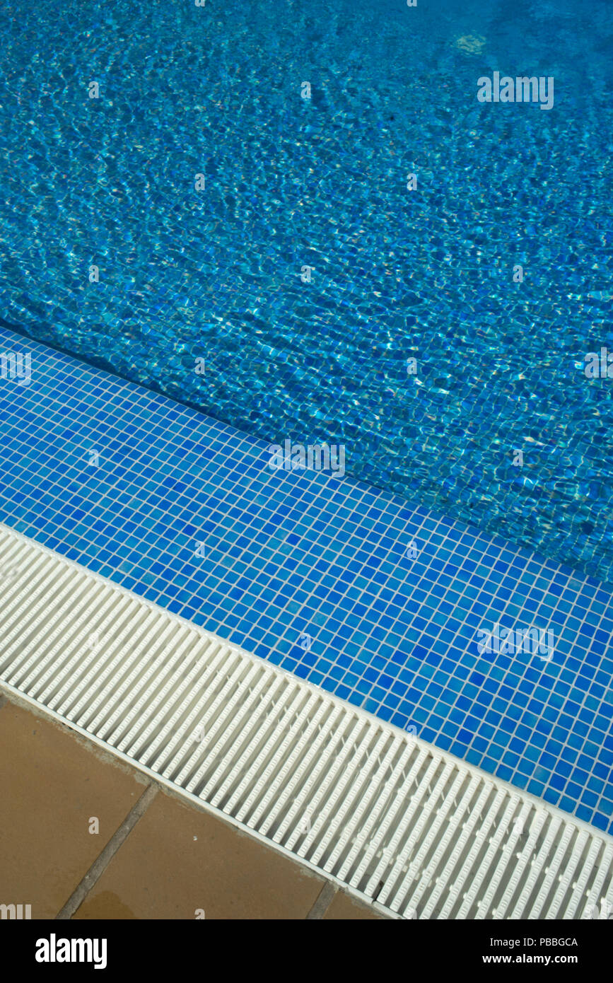 Summer outdoor swimming pool in luxury resort hotel garden Stock Photo ...