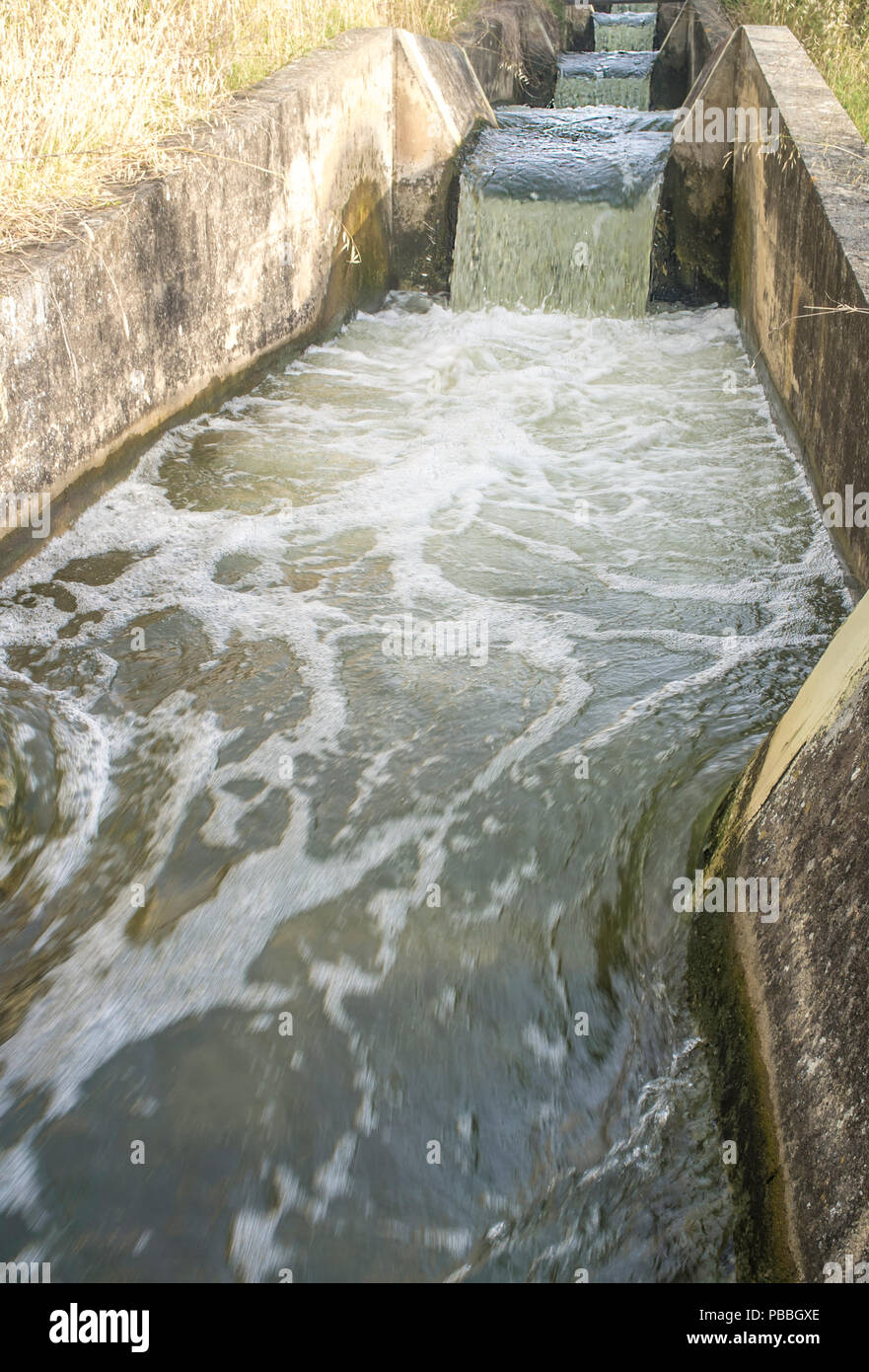 Concrete lined irrigation hi-res stock photography and images - Alamy