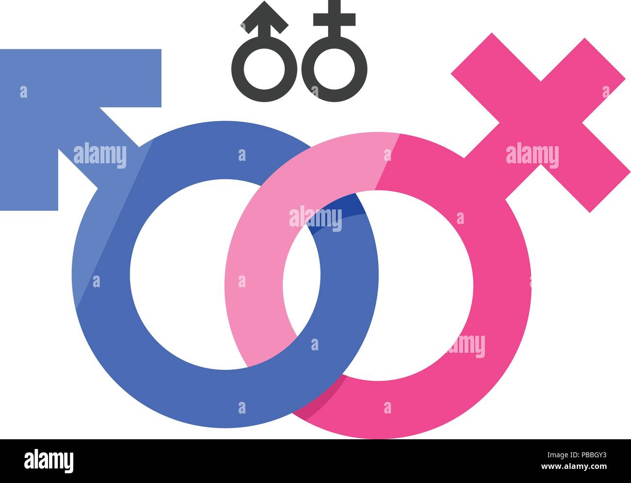 Male and female gender signs Stock Vector Image & Art - Alamy