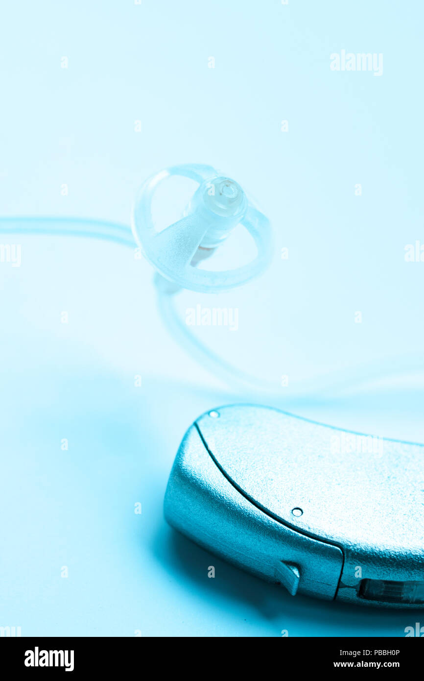 Digital modern technology hearing aid device to help the deaf and har ...