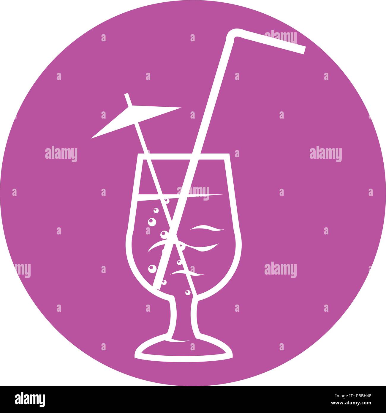 Martini cocktail icon hi-res stock photography and images - Alamy
