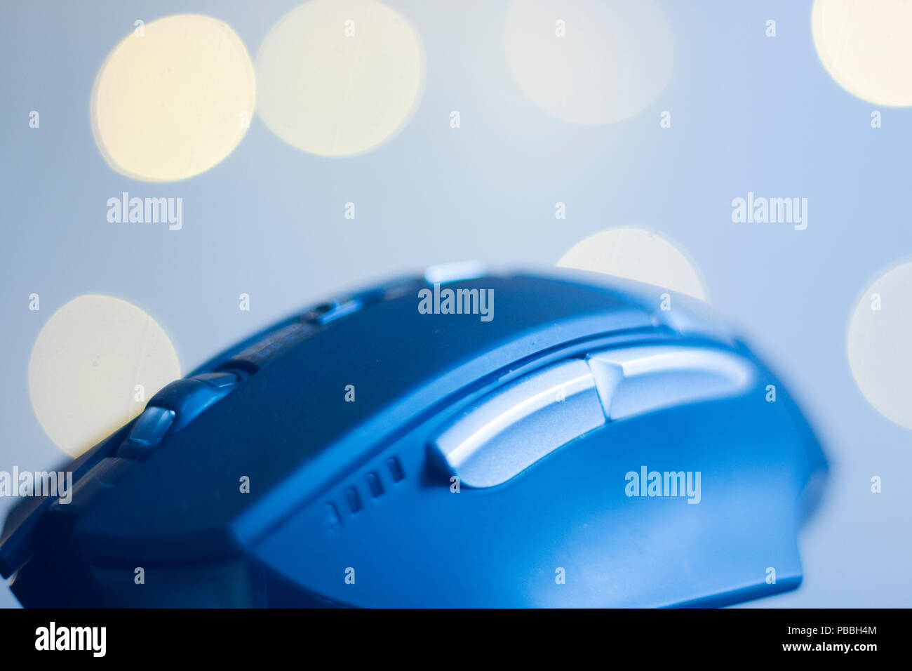 Plastic external computer modern gaming pc optical mouse Stock Photo ...