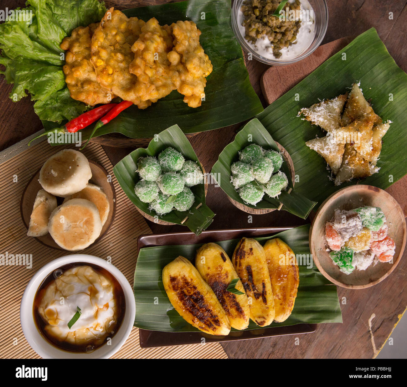 delicious traditional indonesian culinary Stock Photo - Alamy