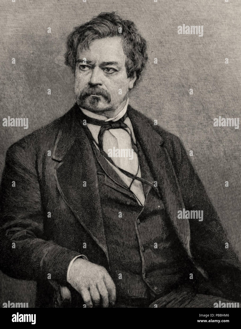 1216 Portrait of Edwin Forrest Stock Photo - Alamy