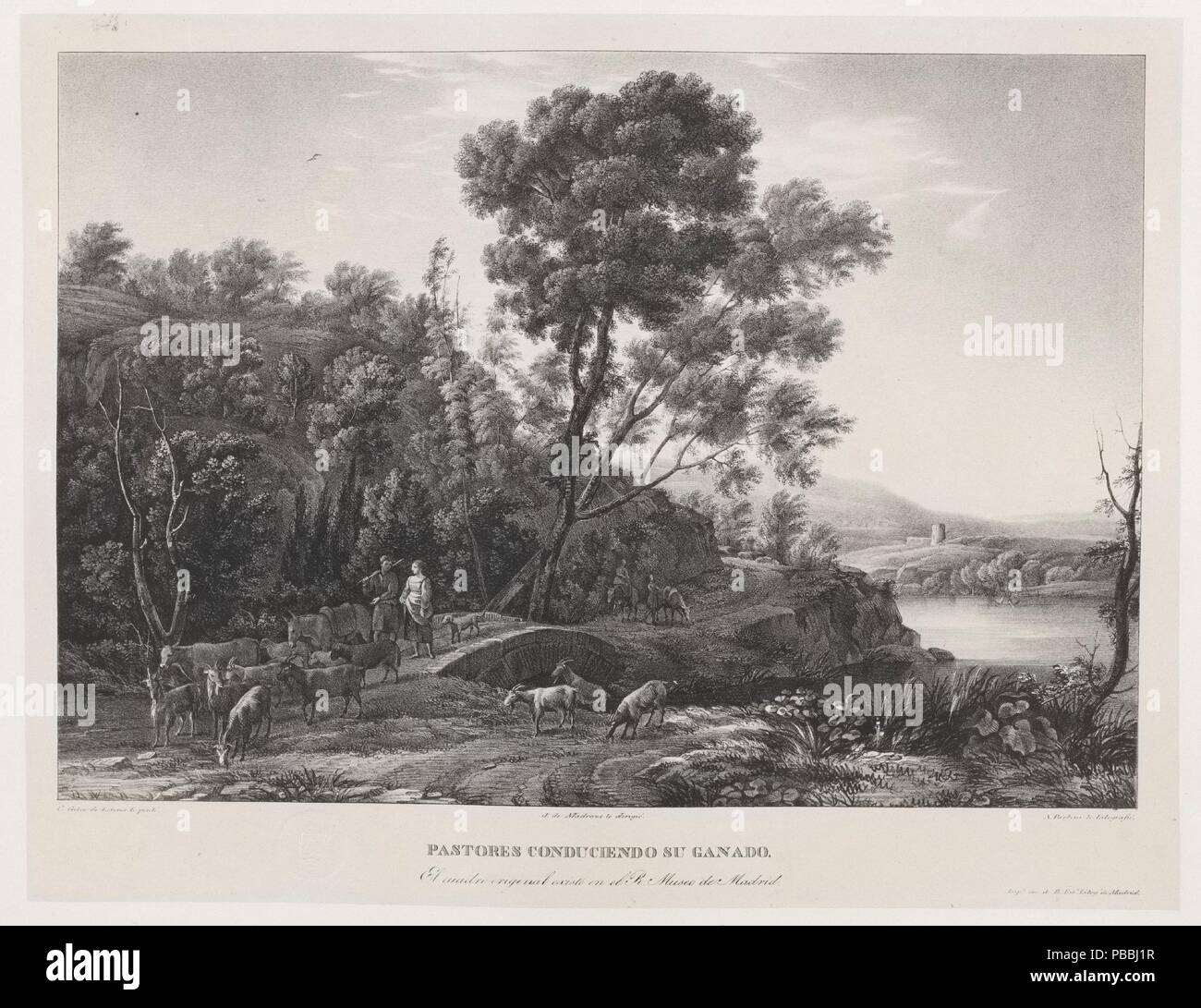 José de Madrazo y Agudo; Real Establecimiento Litográfico de Madrid ...