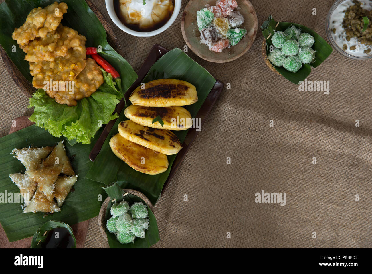 indonesian or javanese traditional food Stock Photo - Alamy