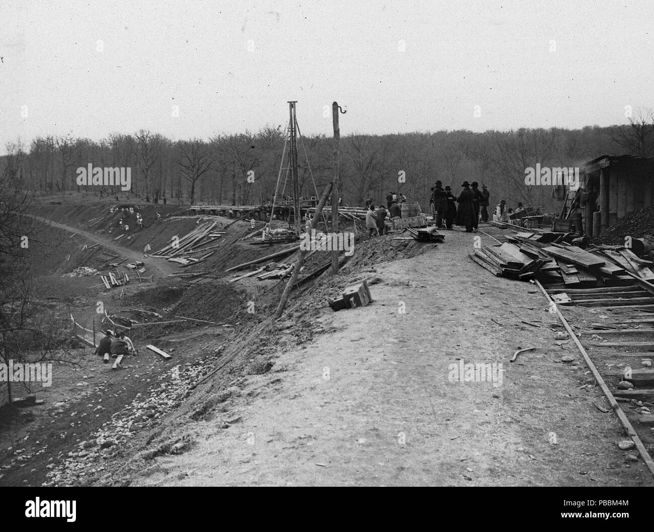 20th century railway construction work hi-res stock photography and ...