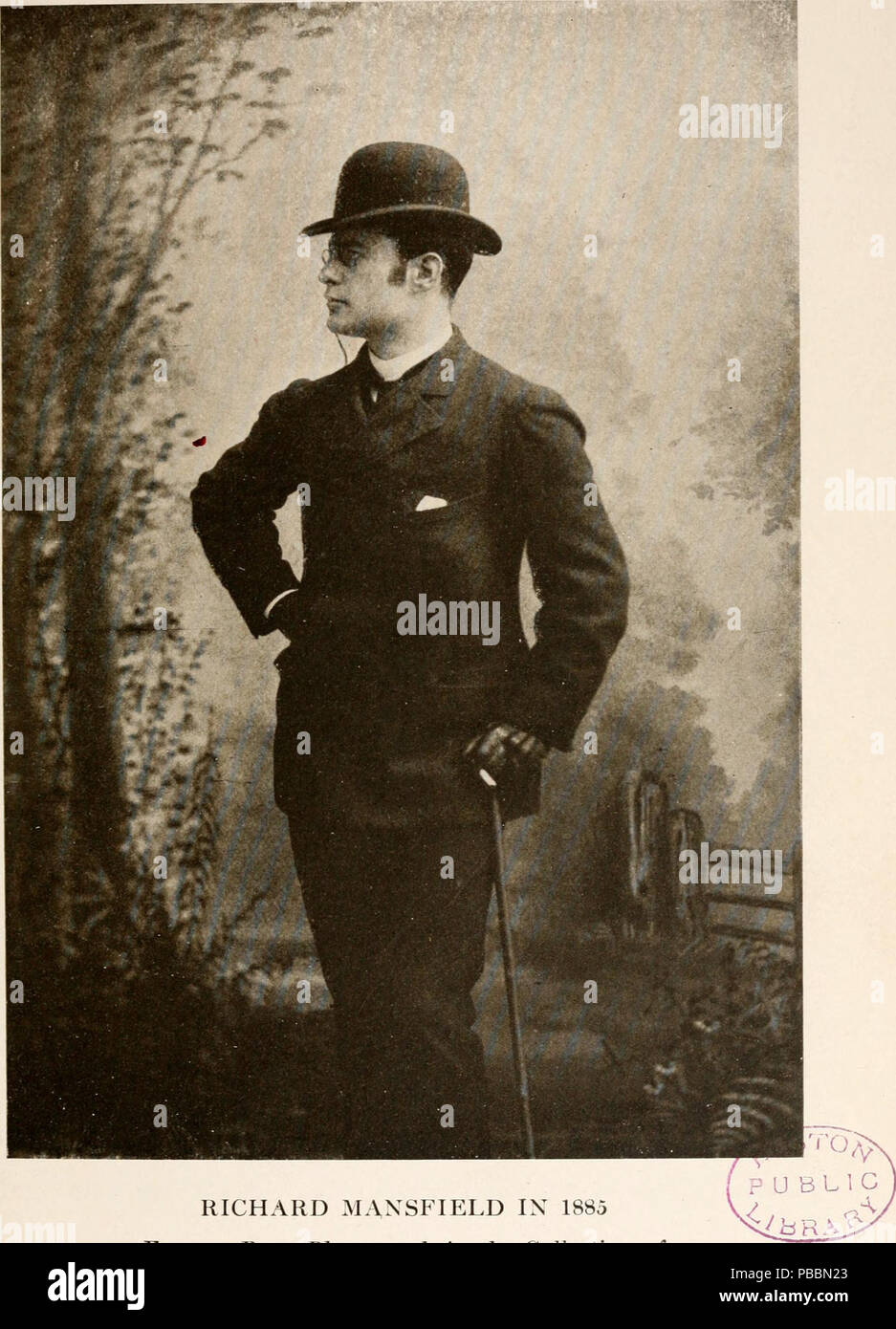 1260 Richard Mansfield in 1885 (1 Stock Photo - Alamy