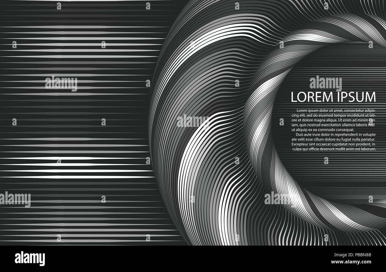 Abstract colorful string lines background . Vector Illustration Stock ...