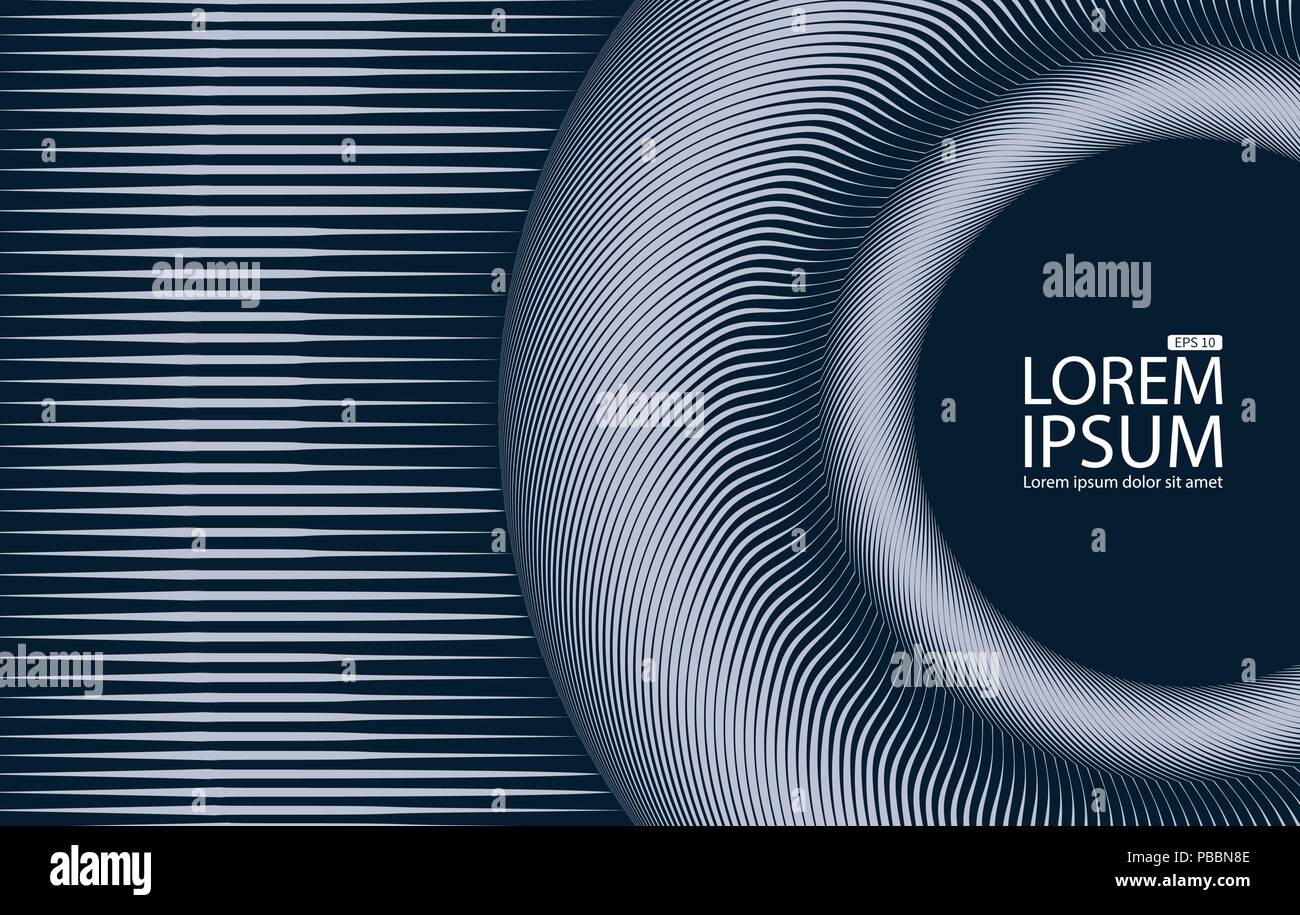 Abstract colorful string lines background . Vector Illustration Stock ...