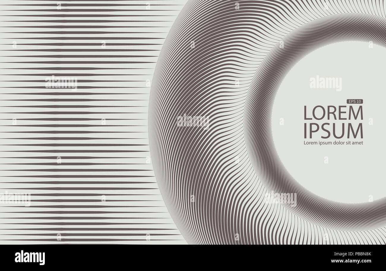 Abstract colorful string lines background . Vector Illustration Stock ...