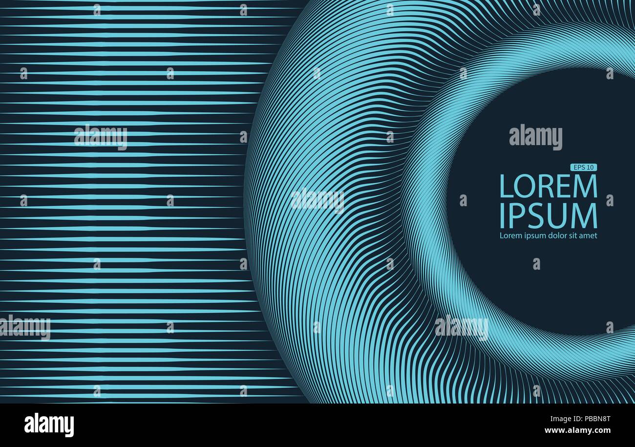 Abstract colorful string lines background . Vector Illustration Stock ...